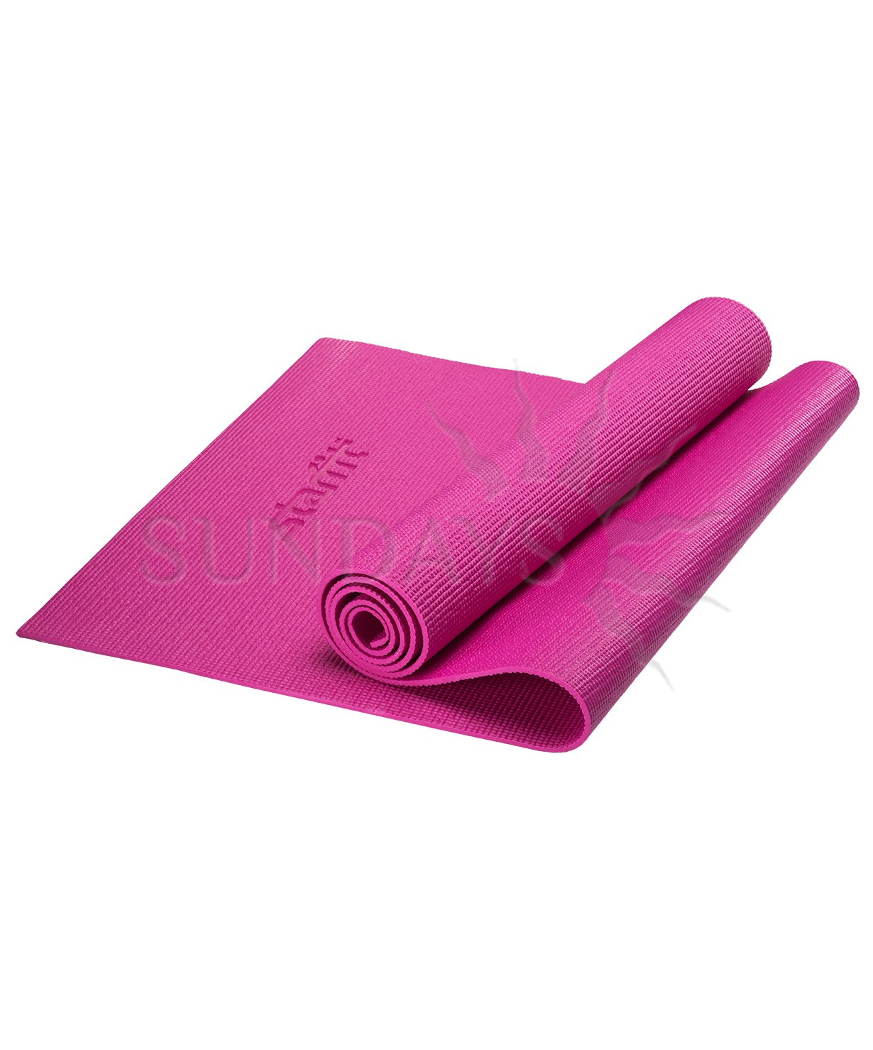 Коврик для йоги и фитнеса Starfit FM-101 PVC 173x61x0.5 см (розовый ...